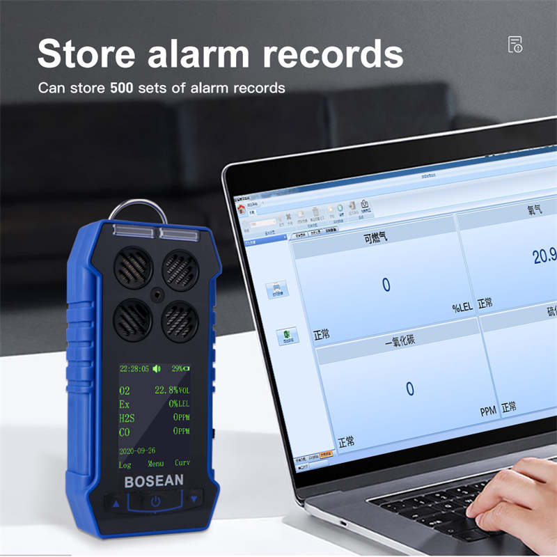 BH-4S portable multi-gas detector--Bosean portable gas detector