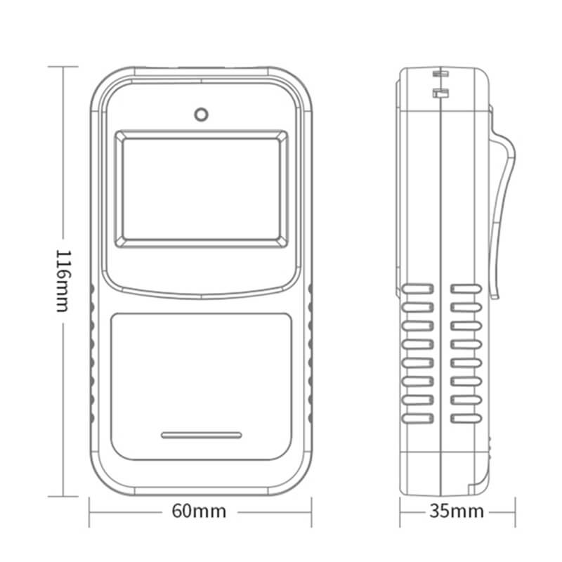 Nuclear Radiation Detector，Handheld Counter Emission Dosimeter