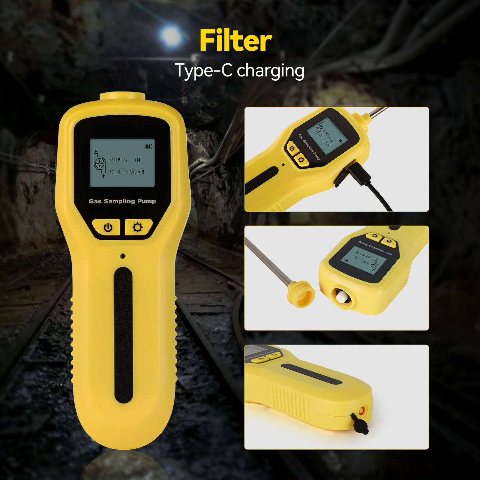 ZC-600 Gas Sampling Pump--Bosean Gas Detector
